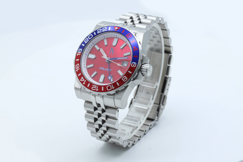 100m GMT Sport (Red Dial) – The UGLY Watch Co.